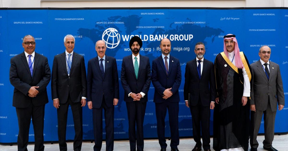 Arab Coordination Group Heads of Institutions & World Bank President Explore Cofinancing ...